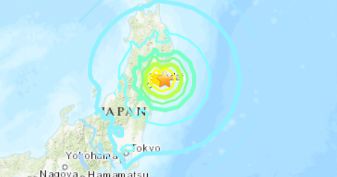 Magnitude 7.0 earthquake strikes off northern Japan, shaking buildings ...
