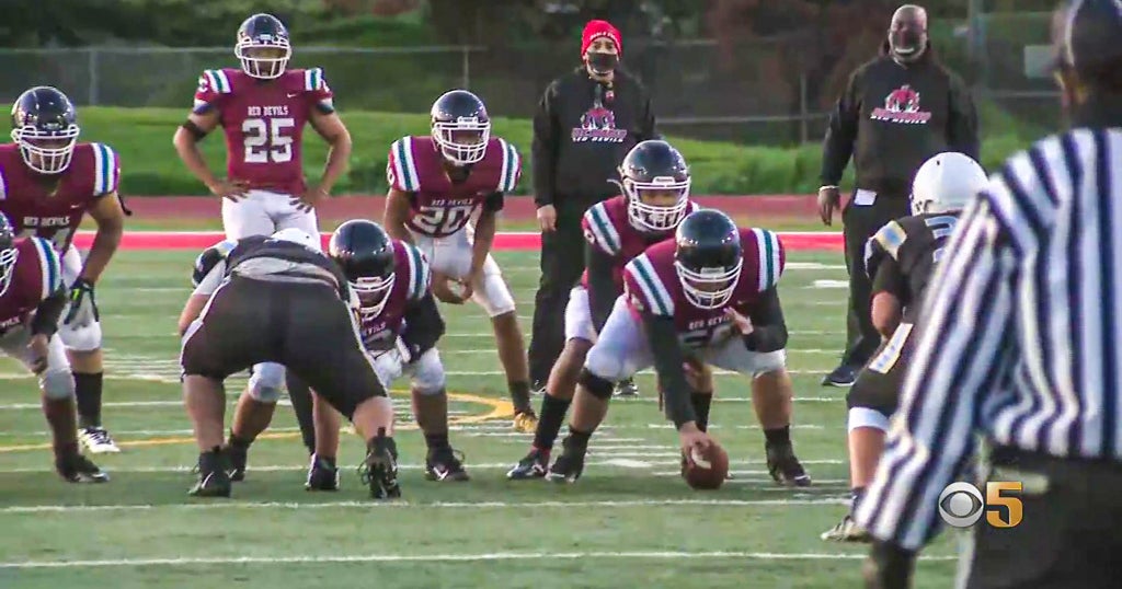 East Bay High Schools Reopen Football and Cheerleading - CBS San Francisco