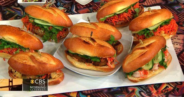 Chef Ben Daitz’s coconut tiger shrimp num pang on THE Dish - CBS News