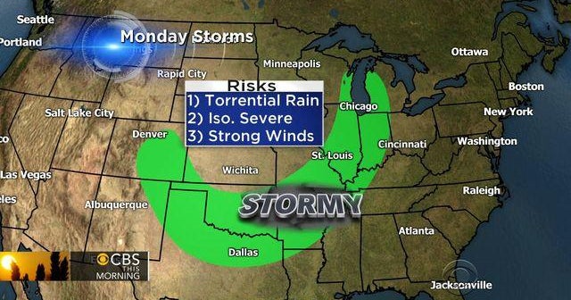 Severe weather threat: Parts of Midwest and Plains facing strong storms ...