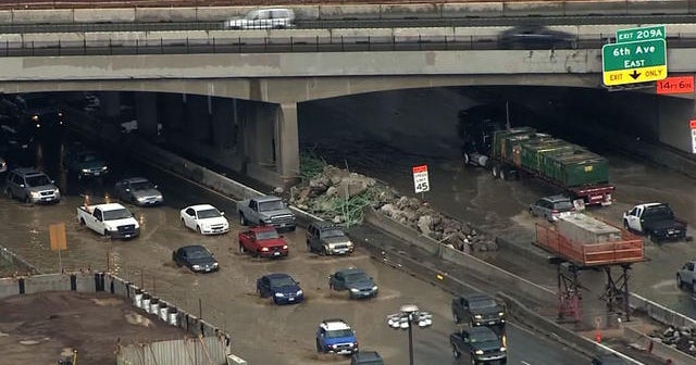 Powerful storms leave Denver under water - CBS News