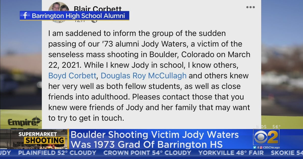 Boulder Shooting Victim Jody Waters Was 1973 Grad Of Barrington High ...