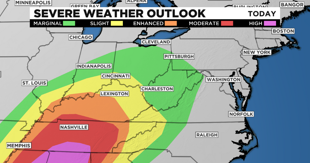 Pittsburgh Weather: High Winds, Chance Of Severe Storms Blowing Through ...