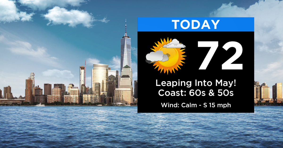 New York Weather: CBS2's 3/25 Thursday Afternoon Forecast - CBS New York
