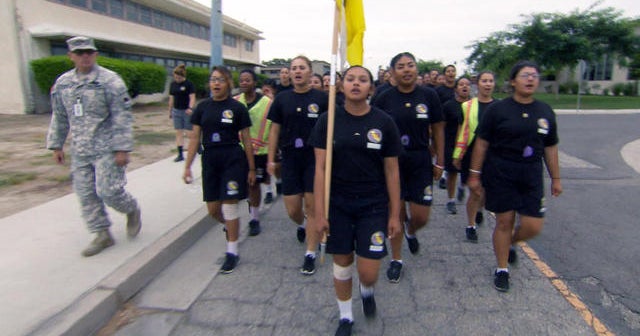 ChalleNGe Academy cadets sing about home - CBS News