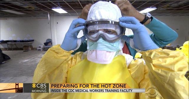Inside the CDC medical workers' training facility - CBS News