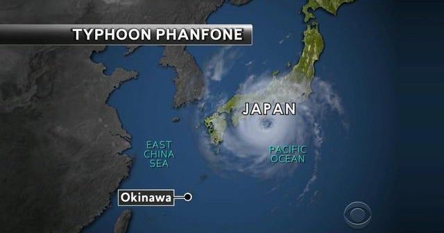 Dangerous typhoon bears down on Japan - CBS News