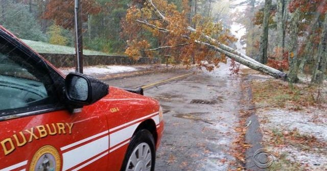 Early winter storm slams East Coast - CBS News