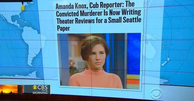 Headlines at 8:30: Amanda Knox gets new job as reporter - CBS News