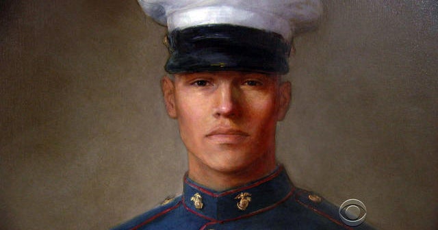 A message in 100 faces of war veterans - CBS News