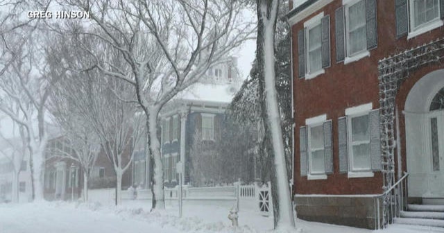 Blizzard 15: Nantucket Island slammed by storm - CBS News
