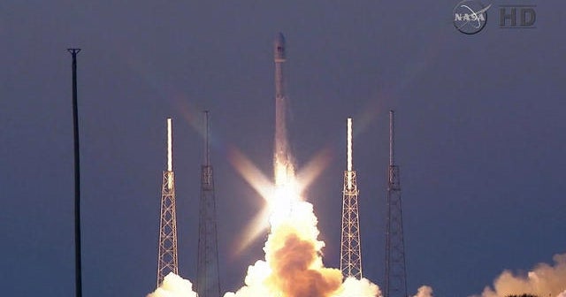 New space weather satellite in orbit - CBS News