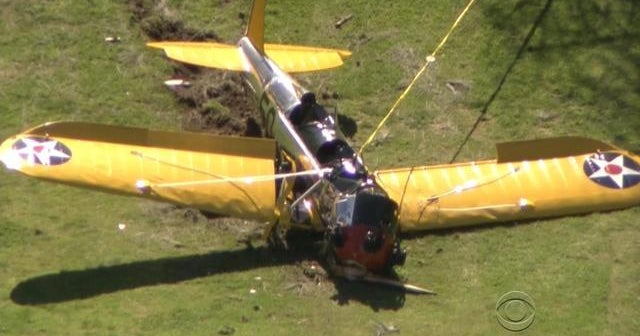 Harrison Ford injured in plane crash on California golf course - CBS News