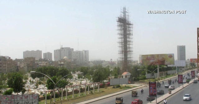 Giant Christian cross built in middle of Karachi, Pakistan - CBS News