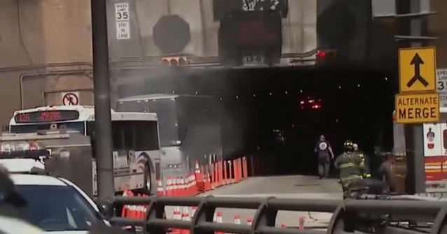 New York City bus crash leaves passengers injured - CBS News