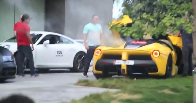 Beverly Hills street race caught on tape - CBS News