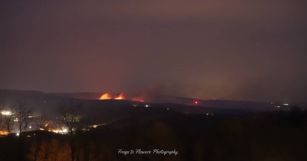 SEE IT: Forest Fire At Ohiopyle State Park