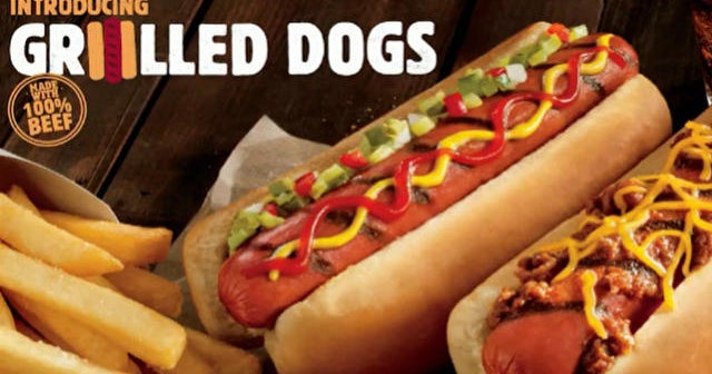 Burger King adds hot dogs to its menu - CBS News