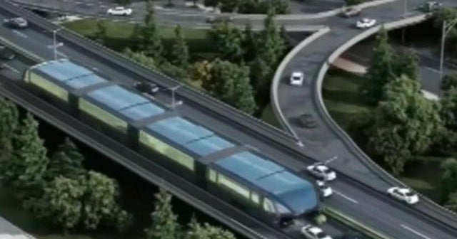 China's new bus design is simply mind-blowing - CBS News
