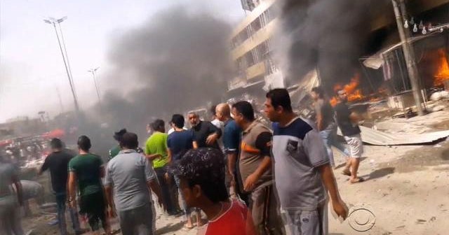 ISIS launches multiple suicide attacks in Baghdad - CBS News