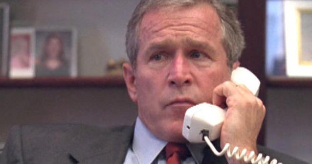 Never-before-seen photos of President Bush on 9/11 - CBS News