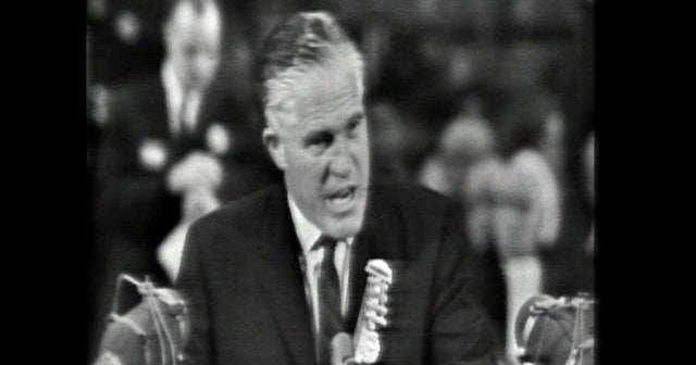 George Romney addresses 1964 Republican convention - CBS News
