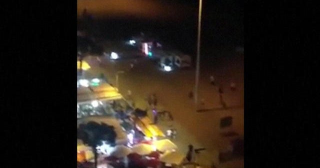 Flash mob goes wrong in Spain - CBS News