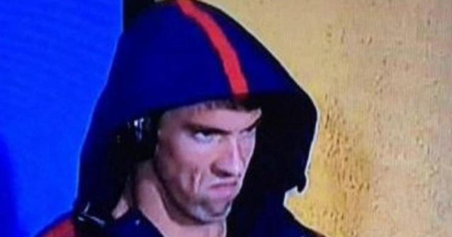Michael Phelps' game face becomes viral meme - CBS News