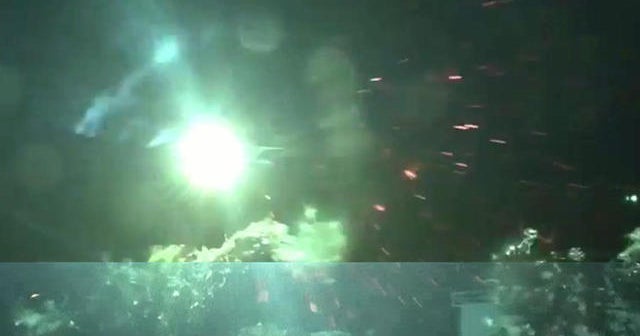 Watch: Dramatic video shows power line explosion in Florida - CBS News