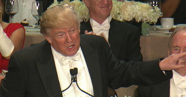 Clinton, Trump roast each other at Al Smith dinner - CBS News