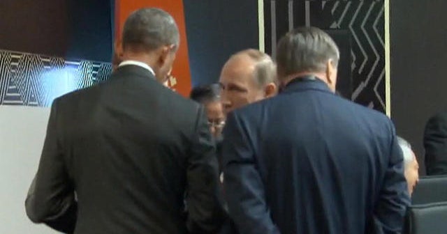 President Obama meets with Putin - CBS News