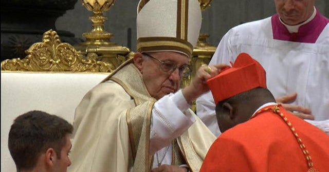 Pope Francis names three new American cardinals - CBS News