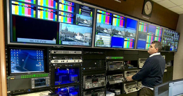 Inside the Vatican's high-tech TV operation - CBS News