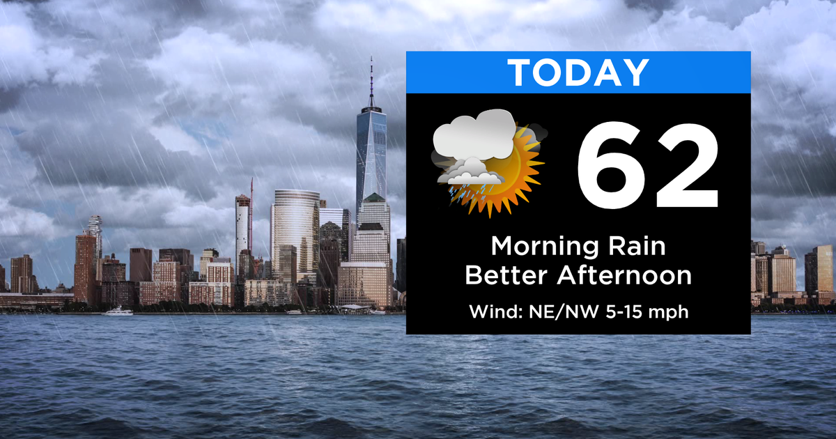 CBS2 Weather Headlines: Rain Tapers Off Sunday Afternoon; Mostly Clear ...