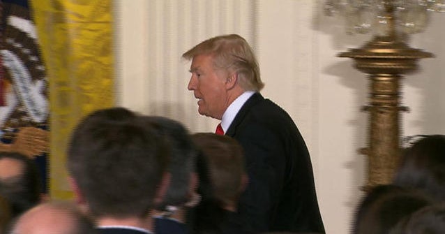 Trump: "I'm not ranting and raving" - CBS News