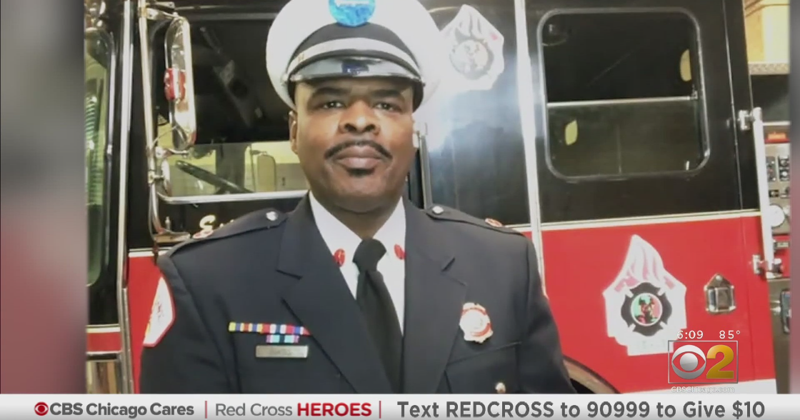 Red Cross Firefighter Hero: Quention Curtis - CBS Chicago