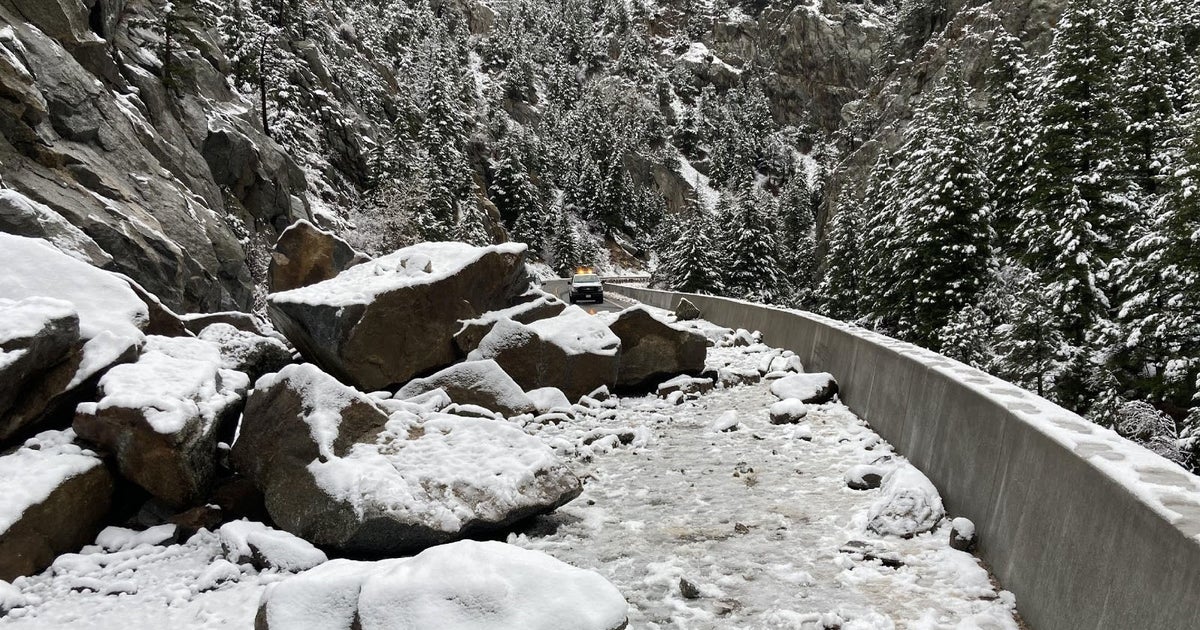 Boulder Canyon Fully Reopened After SUV-Sized Boulders Fall Onto ...