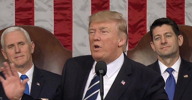 President Trump strikes softer tone in Congress address - CBS News