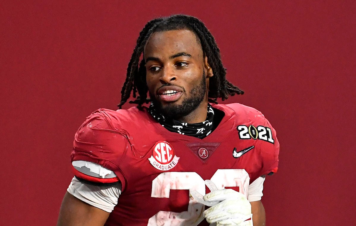 Hours before being drafted by Steelers, Najee Harris hosts party at ...