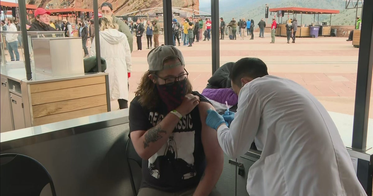 Red Rocks Offers More COVID Vaccines, Incentives To Concertgoers - CBS ...