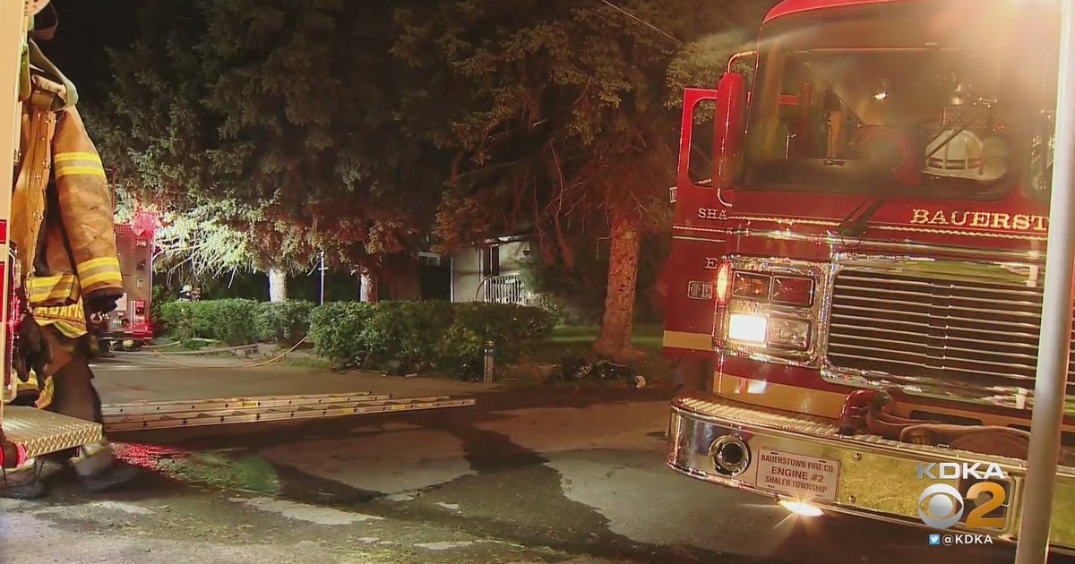 Woman Rescued From House Fire In Shaler - CBS Pittsburgh