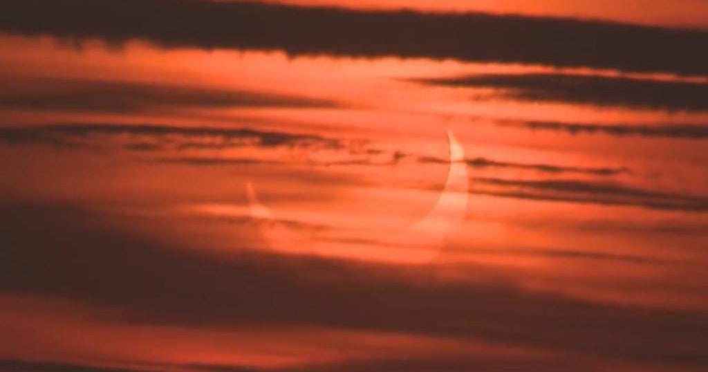 Rare Sunrise Eclipse Seen Around The World