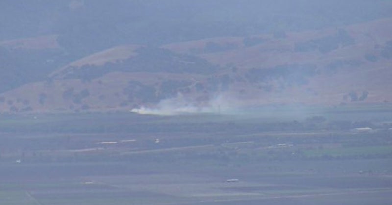 Crews Stop Forward Progress of Brush Fire Along Hwy 101 in Gilroy - CBS ...