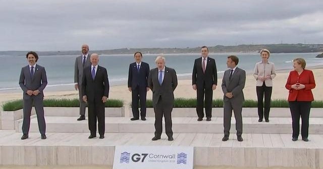 G7 summit gets underway in England with meeting of world leaders - CBS News