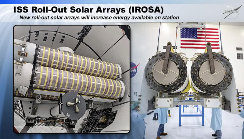 Spacewalkers install, but are unable to deploy, new roll-out solar ...
