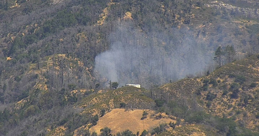 Cal Fire Units Contain Brush Fire in Santa Rosa - CBS San Francisco
