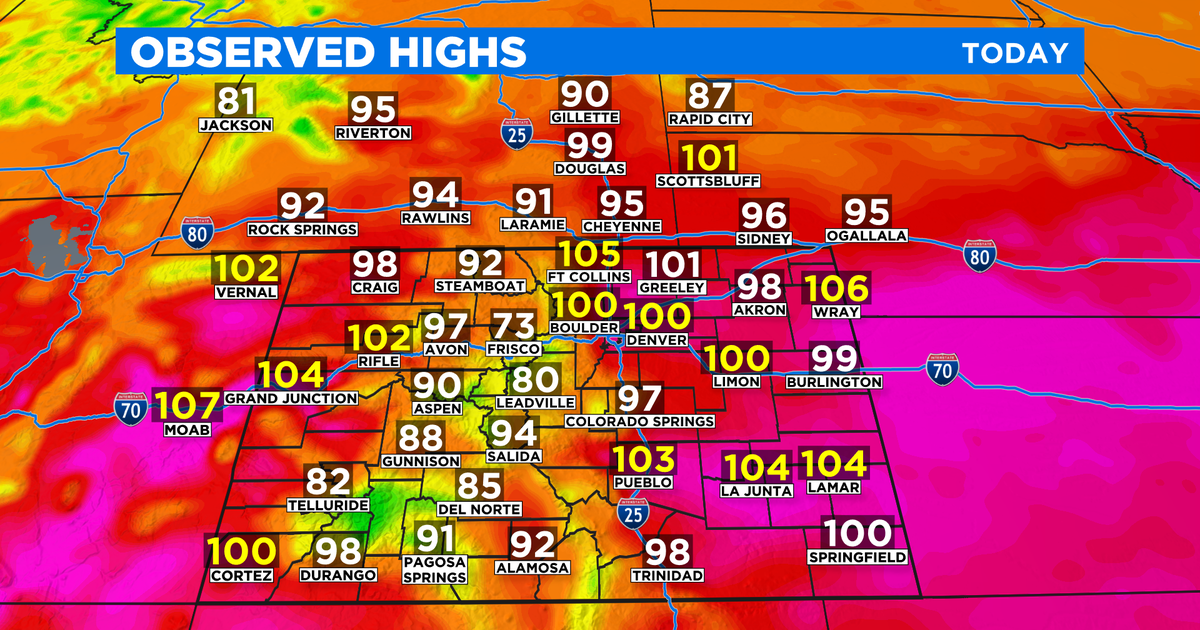 Third Straight Day Of Record Setting Heat - CBS Colorado
