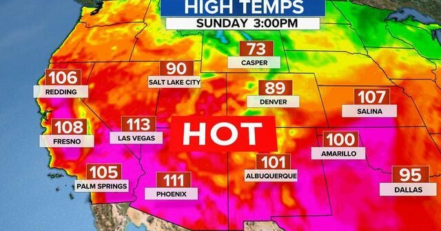 Extreme heat wave and drought continues in the West - CBS News