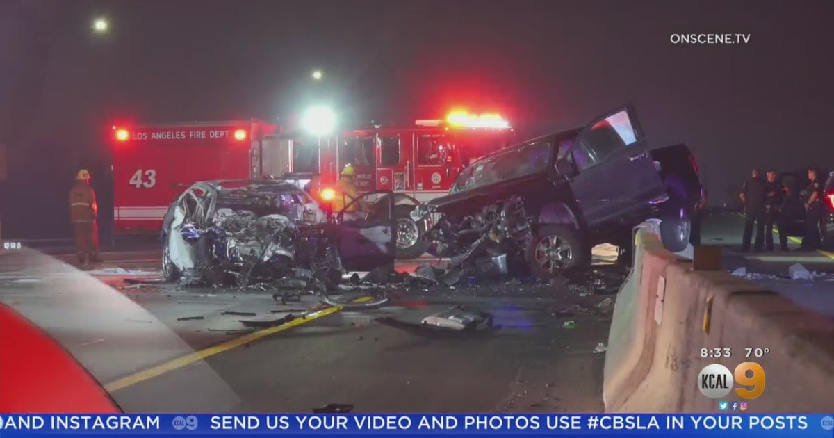 Crash On 10 Freeway In West LA Leaves One Dead - CBS Los Angeles