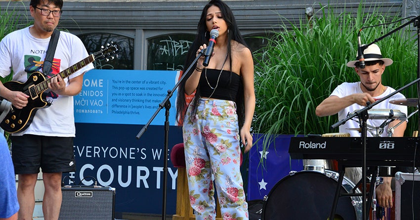 M. Night Shyamalan's Daughter, Saleka Shyamalan, Performs During Wawa Welcome America 2021 At ...